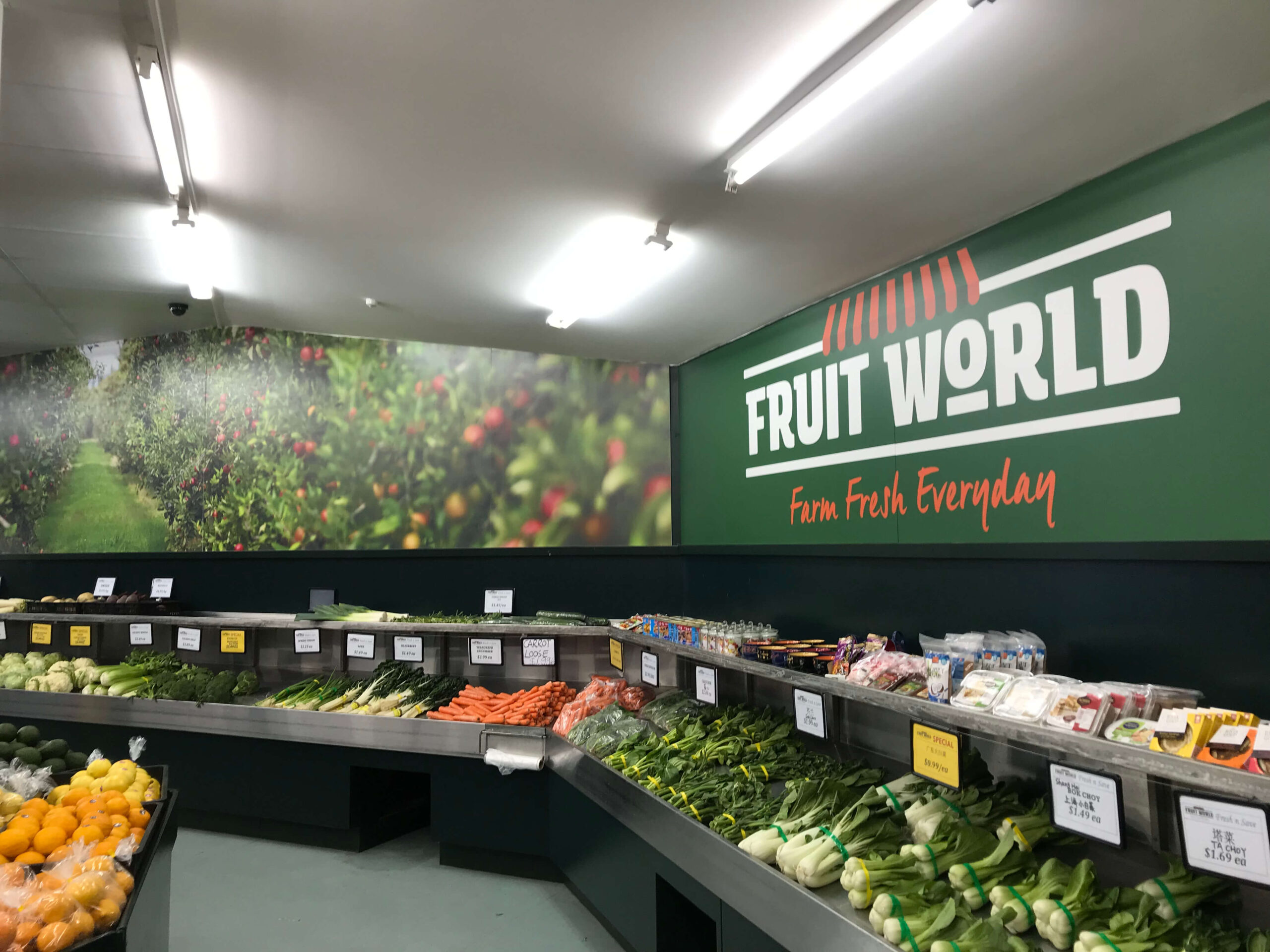 Fruit World - M8 Fitout